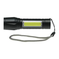 LitezAll® 100 Lumen Rechargeable COB LED Mini Flashlight with Side ...