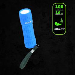 LitezAll® 100 Lumen All Weather Rubber Coated COB LED Flashlight ...