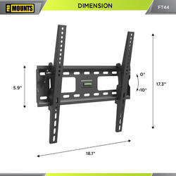 Promounts Tilt TV Wall Mount for 32" - 65" Screens at Menards®