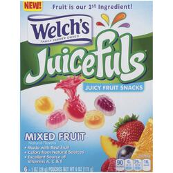 Welch's® Juicefuls® Mixed Fruit Juicy Fruit Snacks - 6 Pack at Menards®