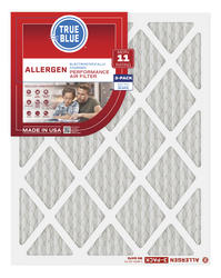 True Blue 16" x 20" x 1" MERV 11 Pleated Air Filter - 3 Pack at Menards®