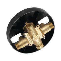 PULSE ShowerSpas Tru-Temp Rough-In Shower Valve with Brushed Nickel ...