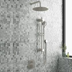 PULSE ShowerSpas Brushed Nickel Combo Shower System at Menards®