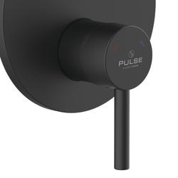 PULSE ShowerSpas Matte Black Two Way Tru-Temp Rough-In Valve with Trim ...