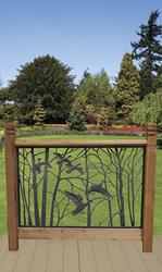 Pure Glory 68" x 29" Duck Cast Iron Railing Panel at Menards®