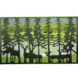 Pure Glory 68" x 29" Deer Cast Iron Railing Panel at Menards®