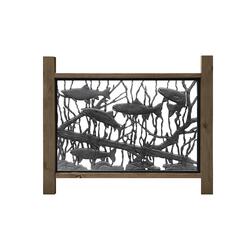 Pure Glory 68" x 29" Fish Cast Iron Railing Panel at Menards®