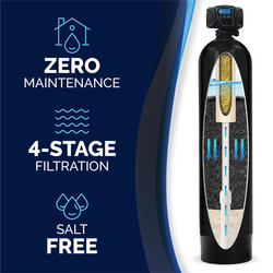 Freedom Water Eco Series 61" 4-Stage Salt Free Whole House Water Filter ...