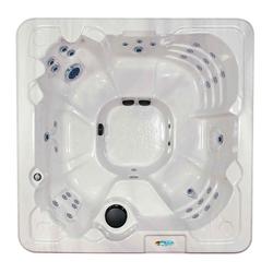 Green Bay NL 8-Person 40-Stainless Steel Jet Standard Spa Hot Tub with ...