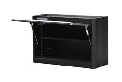 Masterforce® 30-1/2"W x 20"H x 12-3/8"D Black Single-Door Wall Garage ...