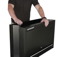 Masterforce® 30-1/2"W x 20"H x 12-3/8"D Black Single-Door Wall Garage ...