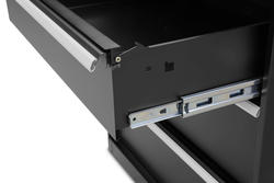 Masterforce® 91-1/2"W x 80-1/4"H x 24"D Black 6-Piece Garage Storage ...