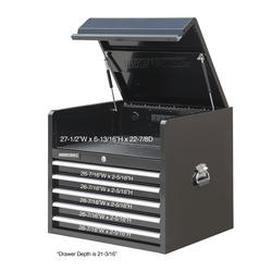 Masterforce® 30"W x 24"D Black 10-Drawer Rolling Tool Chest & Cabinet ...