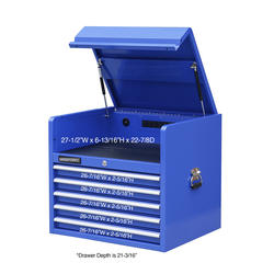 Masterforce® 30"W x 24"D Blue 5-Drawer Tool Chest at Menards®