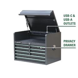 Masterforce® 36"W x 24"D Gunmetal 8-Drawer Tool Chest at Menards®
