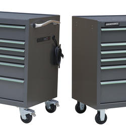 Masterforce® 36"W x 24"D Gunmetal 14-Drawer Rolling Tool Chest ...