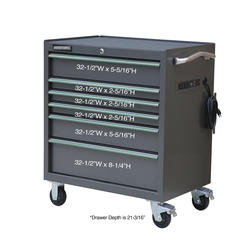 Masterforce® 36"W x 24"D Gunmetal 14-Drawer Rolling Tool Chest ...