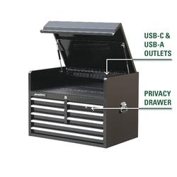 Masterforce® 36"W x 24"D Black 8-Drawer Tool Chest at Menards®