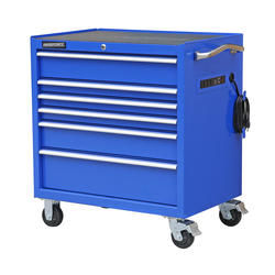 Masterforce® 36"W x 24"D Blue 14-Drawer Rolling Tool Chest & Cabinet ...