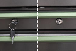 Masterforce® 56"W x 24"D Gunmetal 19-Drawer Rolling Tool Chest ...