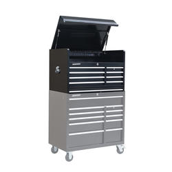 Masterforce® 41"W x 24"D Black 19-Drawer Rolling Tool Chest & Cabinet ...