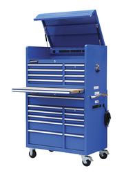 Masterforce® 41"W x 24"D Blue 19-Drawer Rolling Tool Chest & Cabinet ...