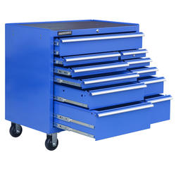 Masterforce® 41-5/8"W x 24-5/8"D Blue 11-Drawer Tool Cabinet at Menards®