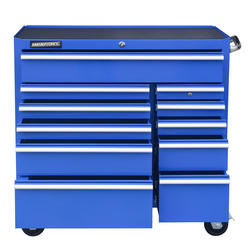 Masterforce® 41-5/8"W x 24-5/8"D Blue 11-Drawer Tool Cabinet at Menards®