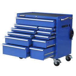 Masterforce® 41-5/8"W x 24-5/8"D Blue 11-Drawer Tool Cabinet at Menards®