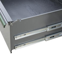 Masterforce® 56"W x 24"D Gunmetal 19-Drawer Rolling Tool Chest ...