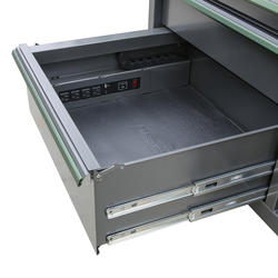 Masterforce® 56"W x 24"D Gunmetal 19-Drawer Rolling Tool Chest ...