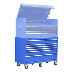 Masterforce® 56"W x 24"D Blue 19-Drawer Rolling Tool Chest & Cabinet at ...