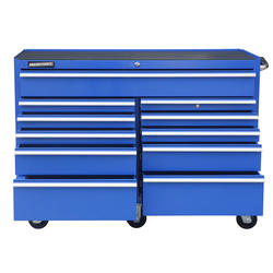 Masterforce® 56"W x 24"D Blue 11-Drawer Tool Cabinet at Menards®