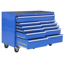 Masterforce® 56"W x 24"D Blue 11-Drawer Tool Cabinet at Menards®