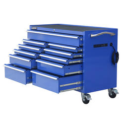 Masterforce® 56"W x 24"D Blue 11-Drawer Tool Cabinet at Menards®