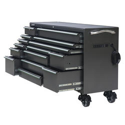 Masterforce® 72"W x 24"D Gunmetal 15-Drawer Tool Cabinet at Menards®