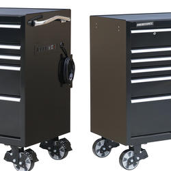 Masterforce® 56"W x 24"D Black 19-Drawer Rolling Tool Chest & Cabinet ...