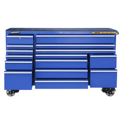 Masterforce® 72"W x 24"D Blue 15-Drawer Tool Cabinet at Menards®