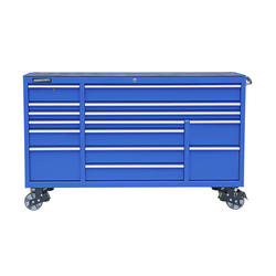 Masterforce® 72"W x 24"D Blue 21-Drawer Rolling Tool Chest & Cabinet at ...