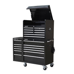 Masterforce® 36"W x 24"D Black 14-Drawer Rolling Tool Chest & Cabinet ...