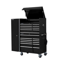 Masterforce® 41"W x 24"D Black 19-Drawer Rolling Tool Chest & Cabinet ...