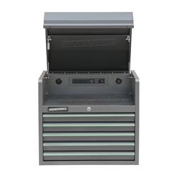 Masterforce® 30"W x 24"D Gunmetal 5-Drawer Tool Chest at Menards®