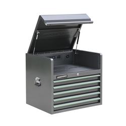 Masterforce® 30"W x 24"D Gunmetal 5-Drawer Tool Chest at Menards®