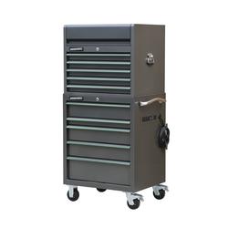 Masterforce® 30"W x 24"D Gunmetal 10-Drawer Rolling Tool Chest ...