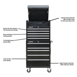 Masterforce® 30"W x 24"D Black 5-Drawer Tool Chest at Menards®