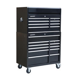 Masterforce® 41"W x 24"D Black 19-Drawer Rolling Tool Chest & Cabinet ...