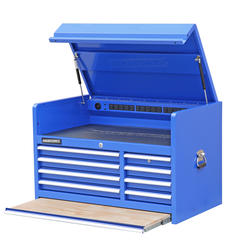 Masterforce® 41"W x 24"D Blue 19-Drawer Rolling Tool Chest & Cabinet ...