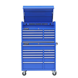 Masterforce® 41"W x 24"D Blue 19-Drawer Rolling Tool Chest & Cabinet at ...