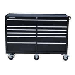Masterforce® 56"W x 24"D Black 11-Drawer Tool Cabinet at Menards®