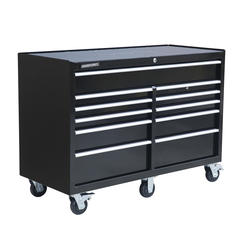 Masterforce® 56"W x 24"D Black 11-Drawer Tool Cabinet at Menards®